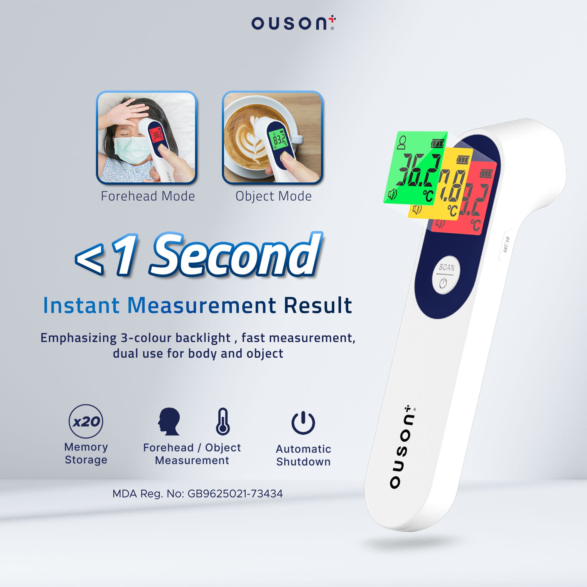 Ouson Thermo Rapid Infrared Thermometer