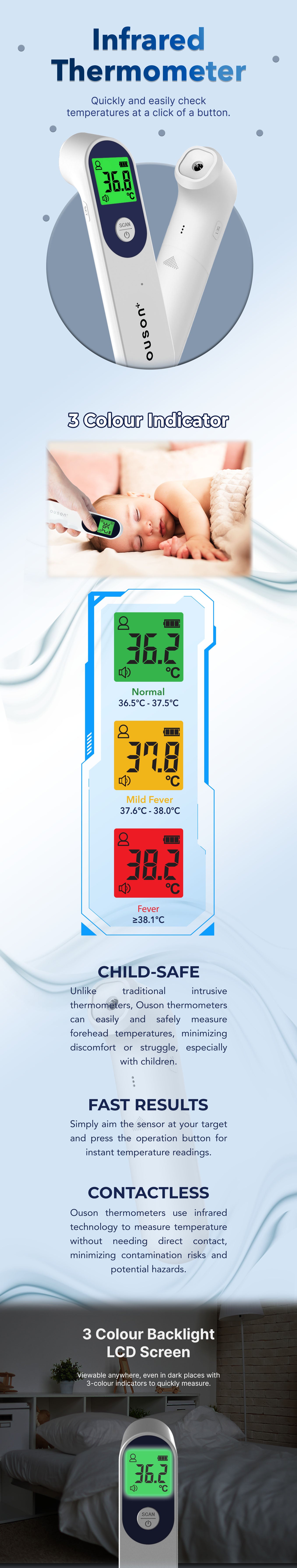 Ouson Thermo Rapid Infrared Thermometer
